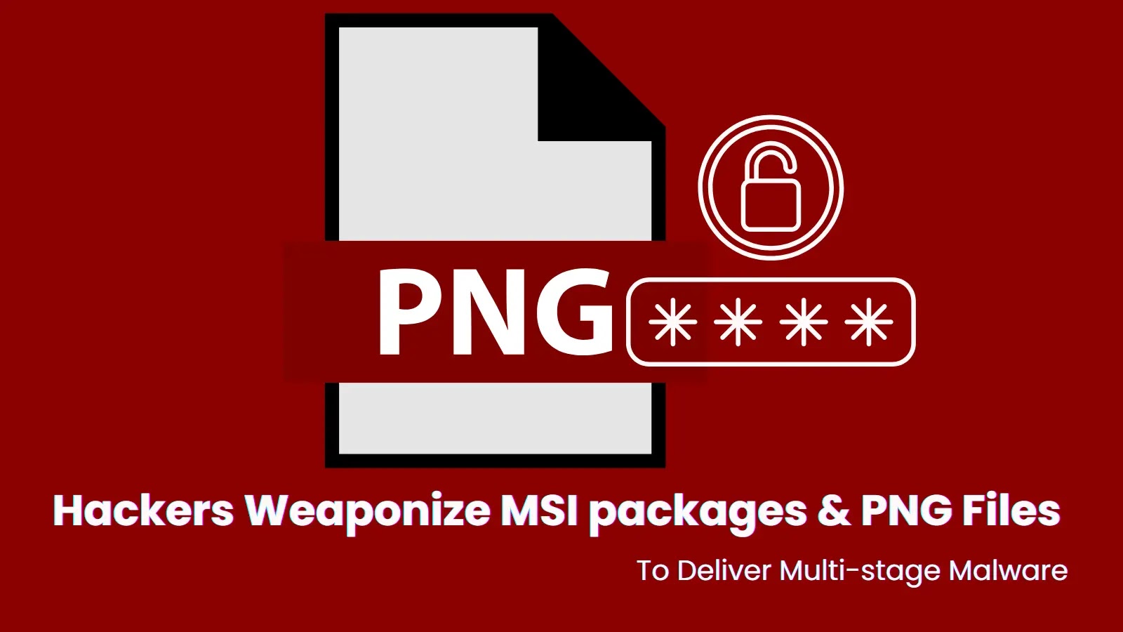 Hackers Weaponize MSI Packages & PNG Files to Deliver Multi-stage Malware Hackers Weaponize MSI Packages & PNG Files to Deliver Multi-stage Malware